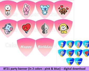 Bt21 Party | Etsy