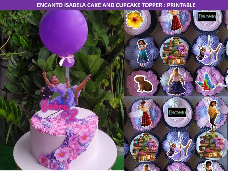 En Canto Inspired Cake and Cupcake Topper Printable Simple - Etsy