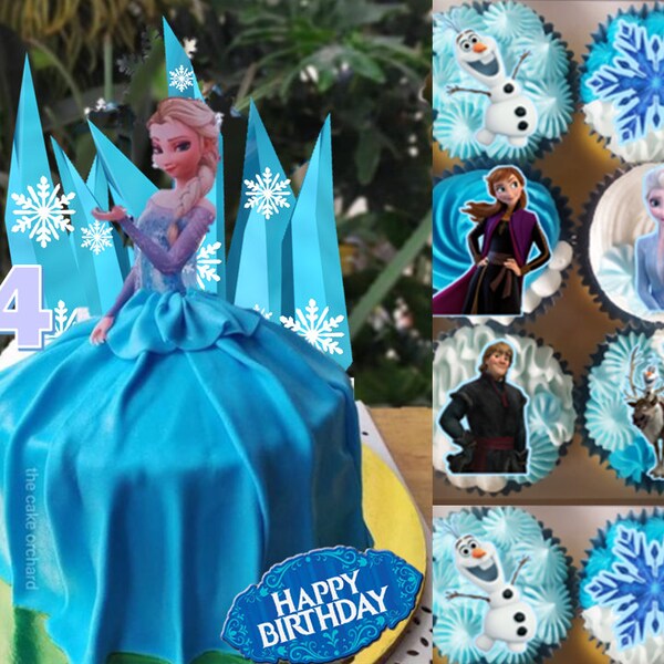 Elsa Cake Topper - Etsy