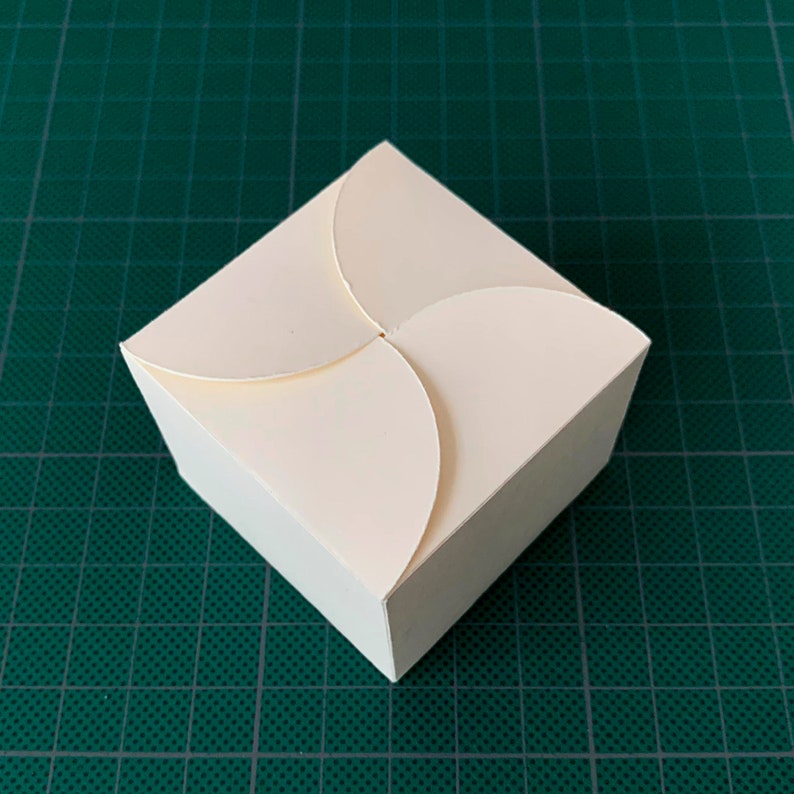 Square Gift Box Template, Medium Size, SVG, PDF, 8.5x11, A4, A3 Sheet ...