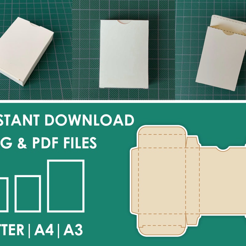 Svg Card in a Box - Etsy