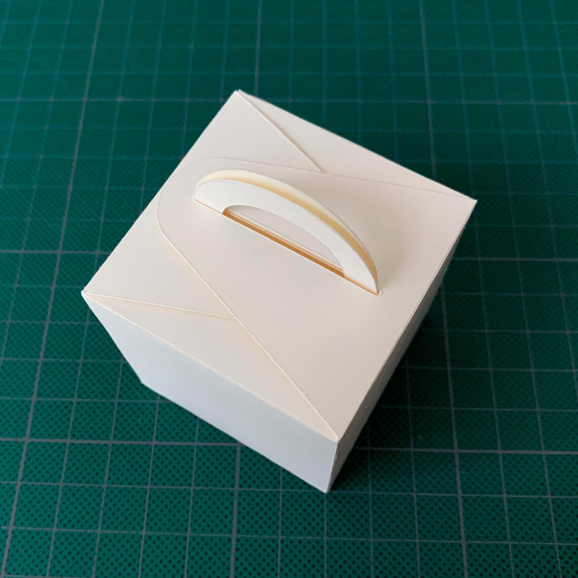 Gift Box With Handle Template, SVG, PDF, 8.5x11, A4, A3 Sheet Instant ...