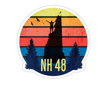 New Hampshire Vinyl Sticker - Etsy