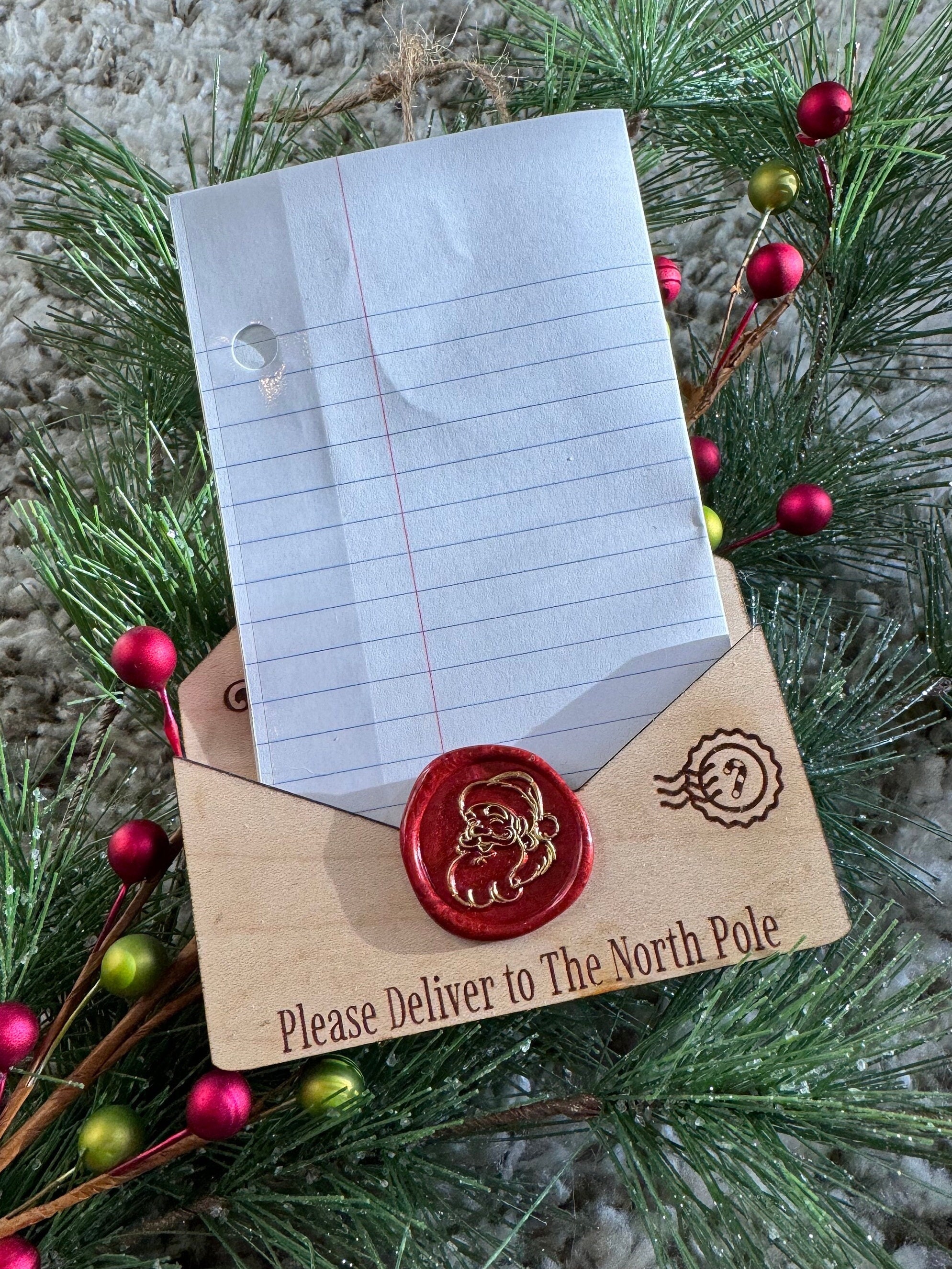 Custom Letter to Santa Ornament Christmas Tree Ornament Dear Santa ...