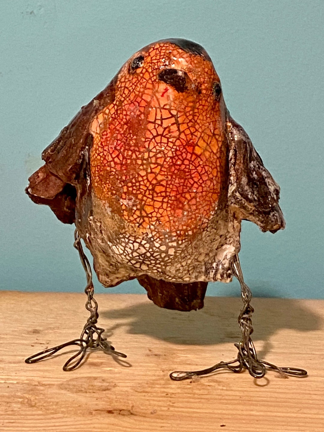 Handmade Ceramic Robin - Etsy