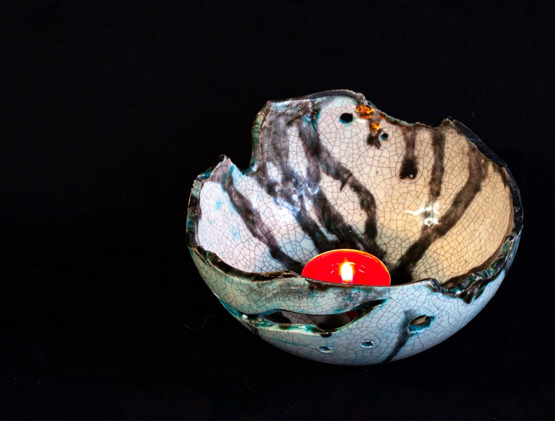 Handmade Ceramic Half Moon Candle/tealight Holder - Etsy