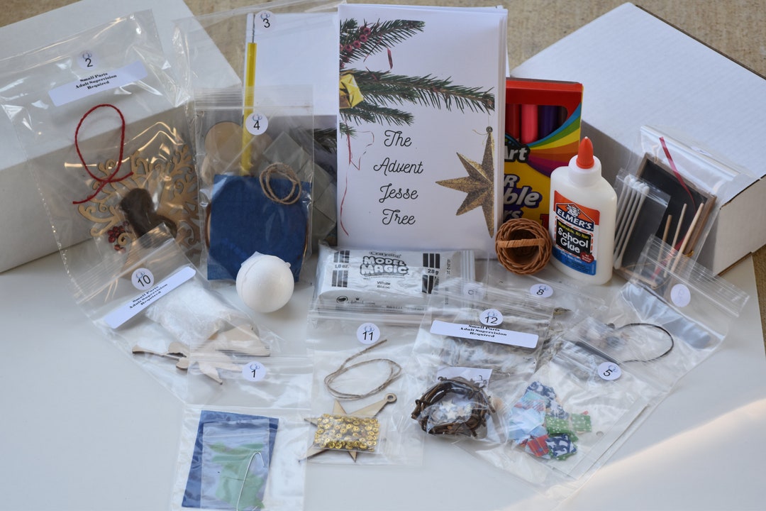 Advent Jesse Tree Christmas Activity Box - Etsy