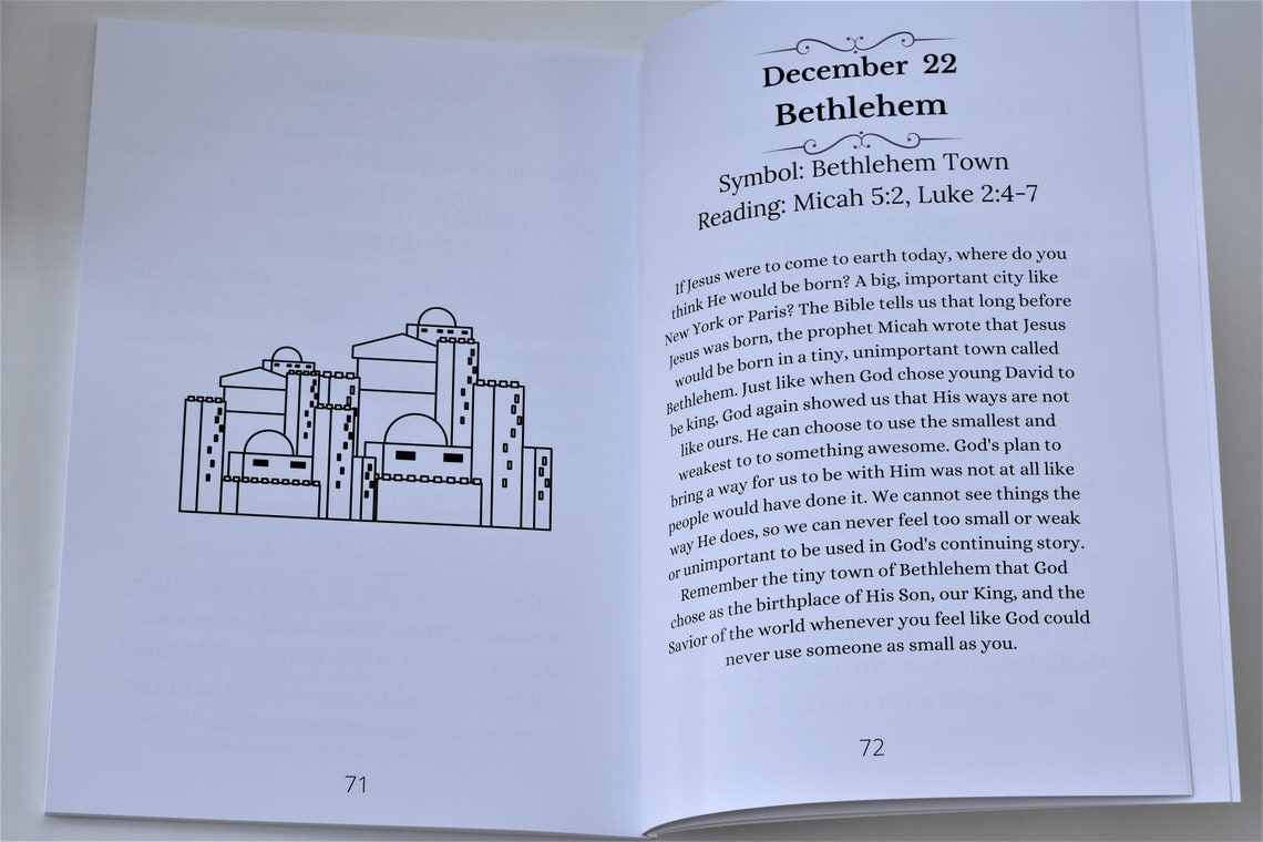 The Advent Jesse Tree Book - Etsy