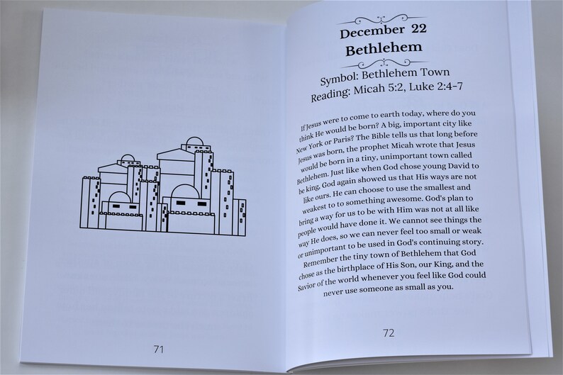 The Advent Jesse Tree Book - Etsy