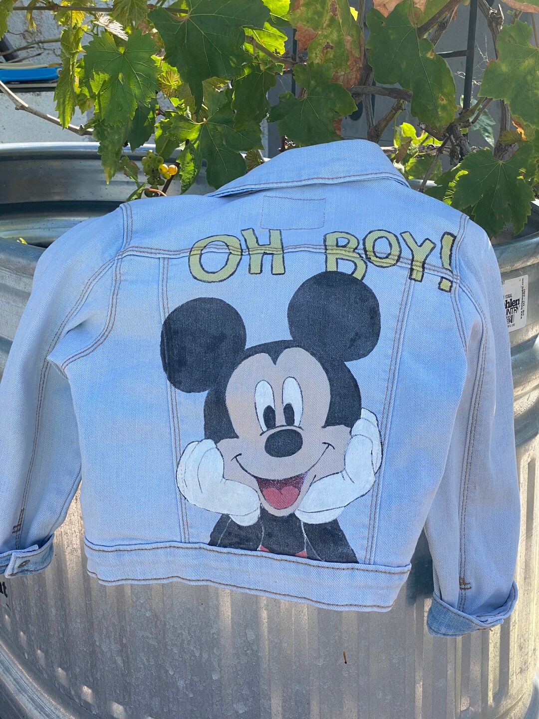 Mickey "oh Boy!" Jacket - Etsy