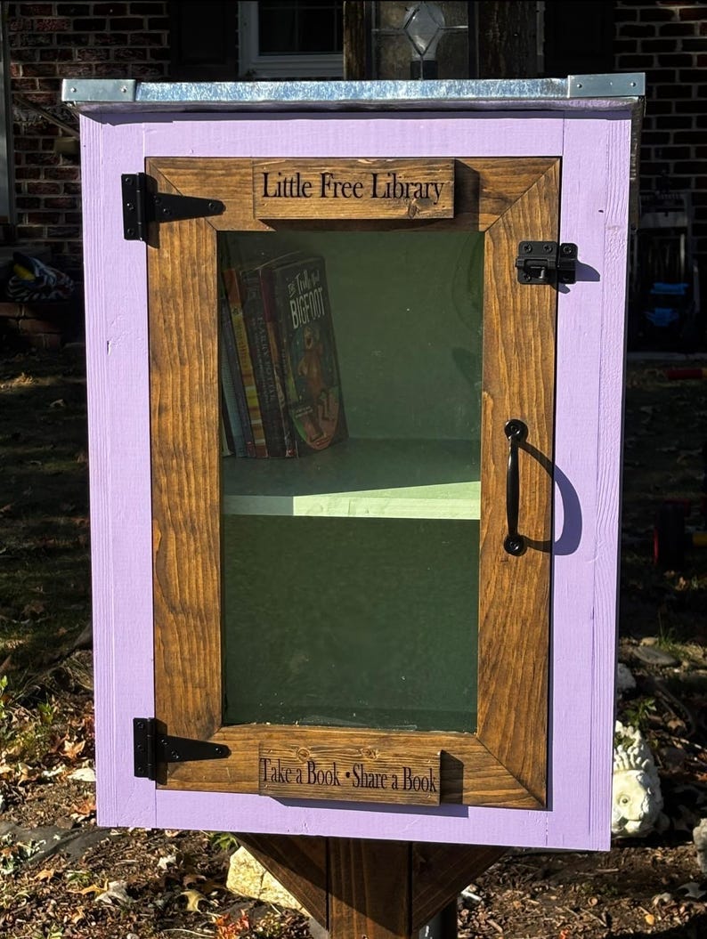 Outdoor Free Lending Library DIY Woodworking Plans - Community Book ...