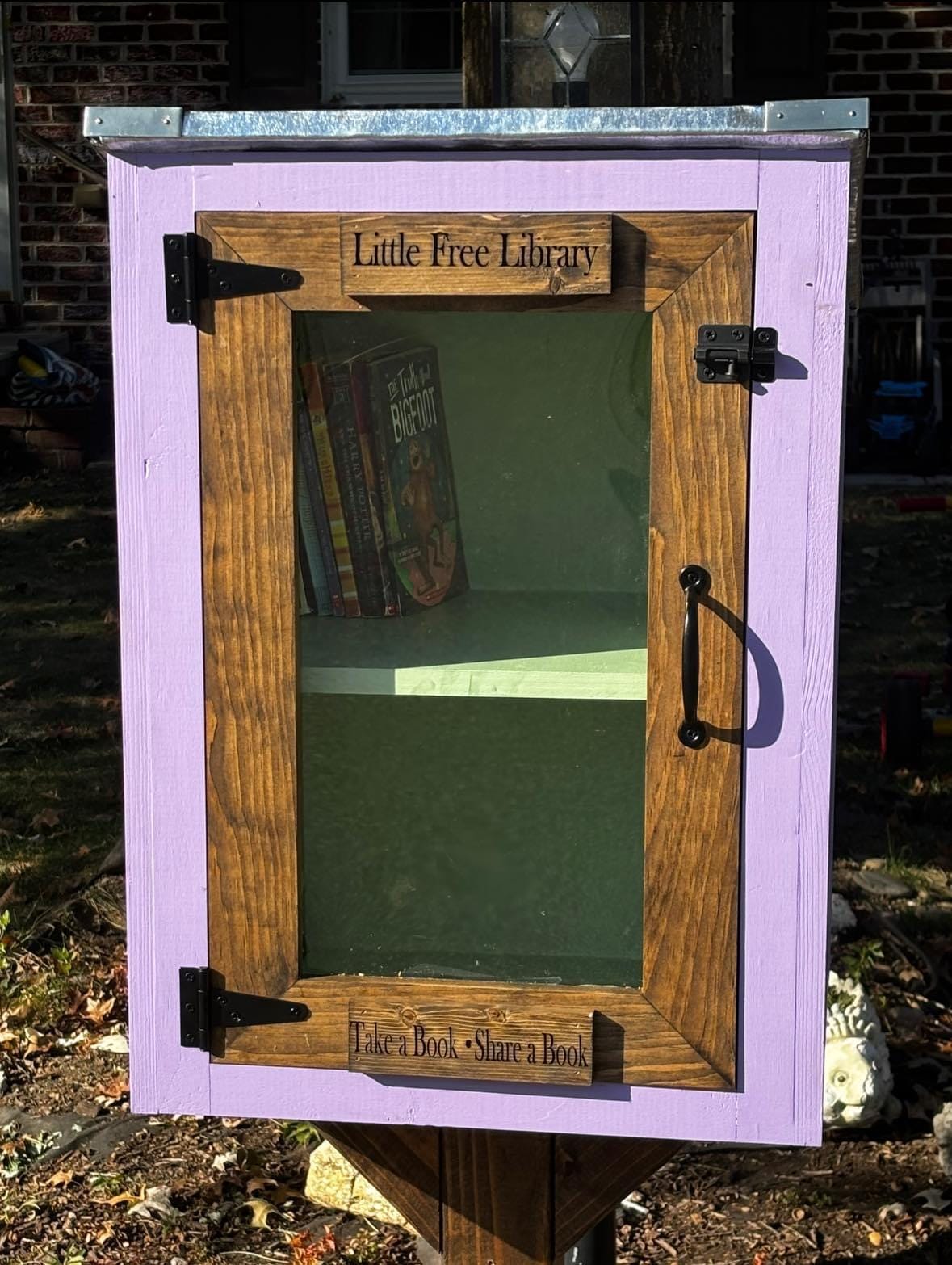 Outdoor Free Lending Library DIY Woodworking Plans - Community Book ...