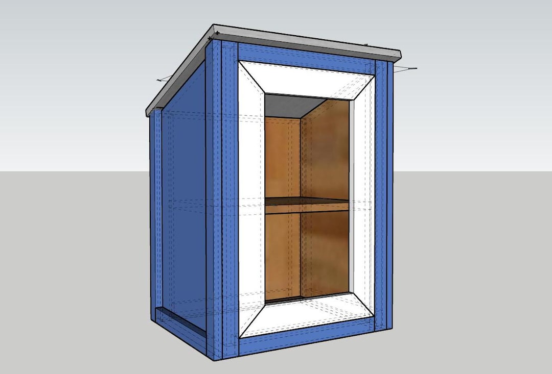 Free Community Lending Library DIY Plans (book Nook) - Etsy