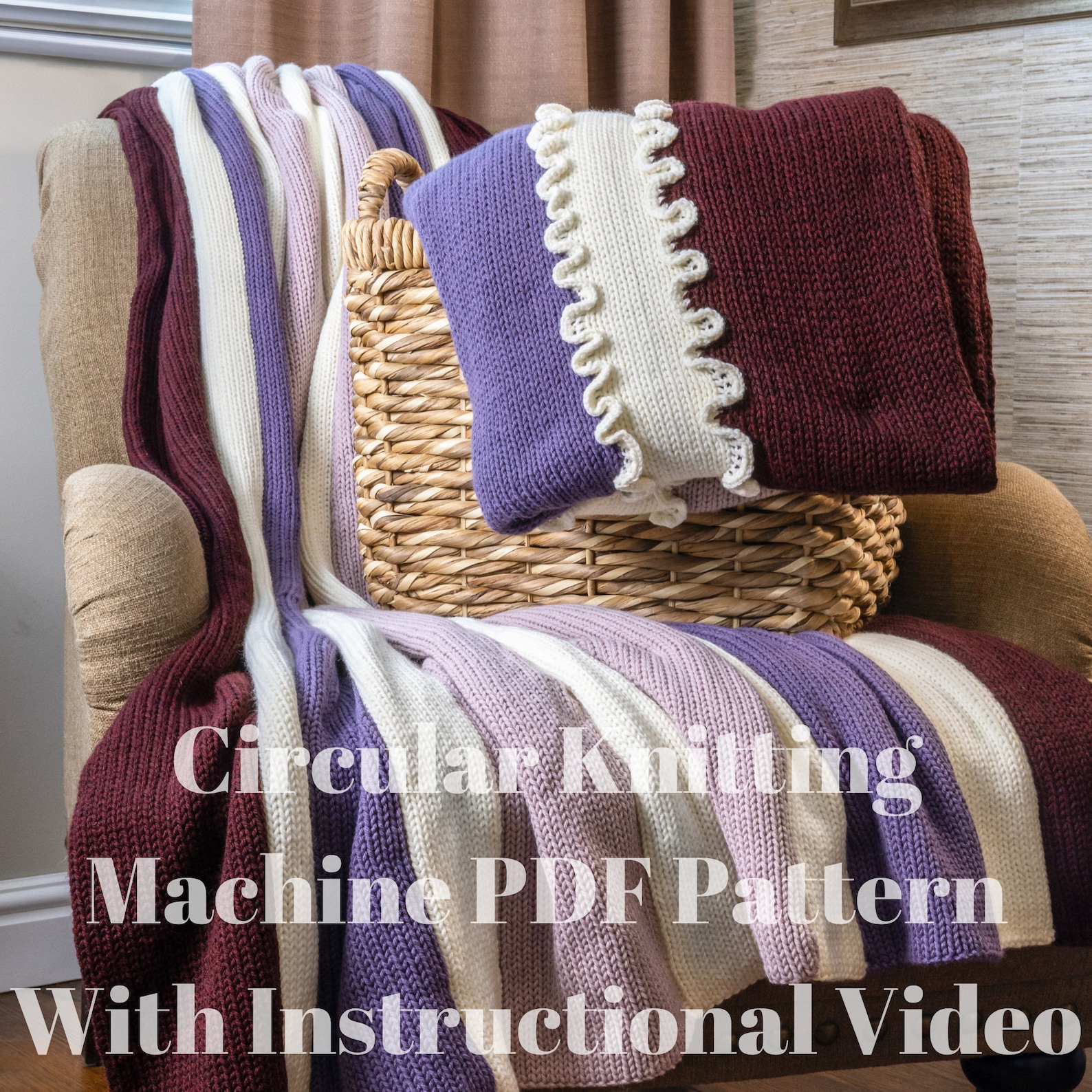 Addi/sentro Circular Knitting Machine Pattern - Horizontal Stripes ...