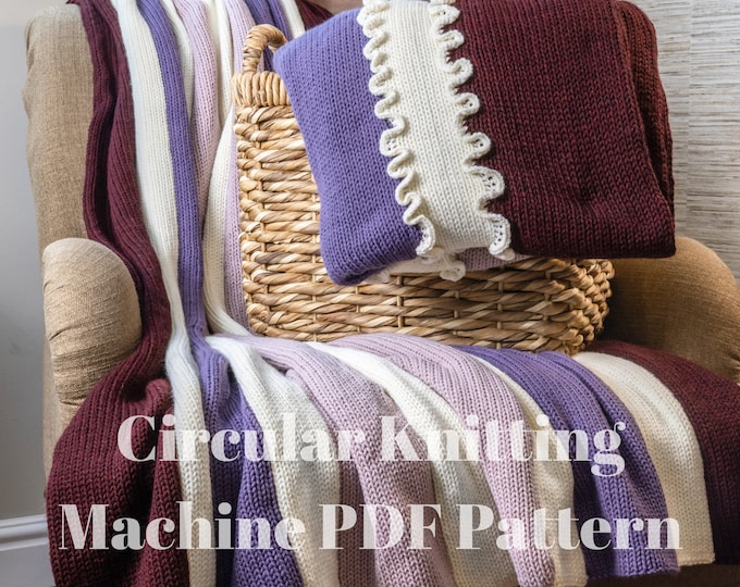 Addi/sentro Circular Knitting Machine Pattern - Horizontal Stripes ...