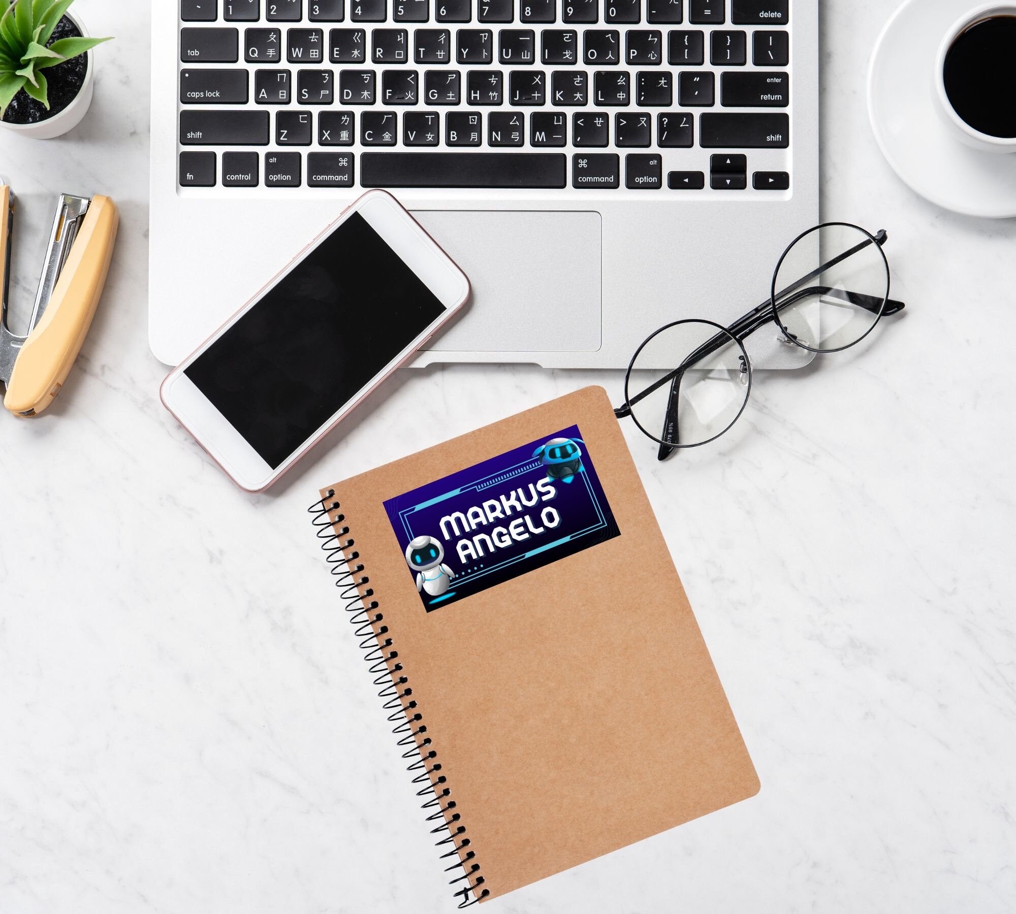 Futuristic Personalized Name Tag | Editable School Name Tag | Unique ...