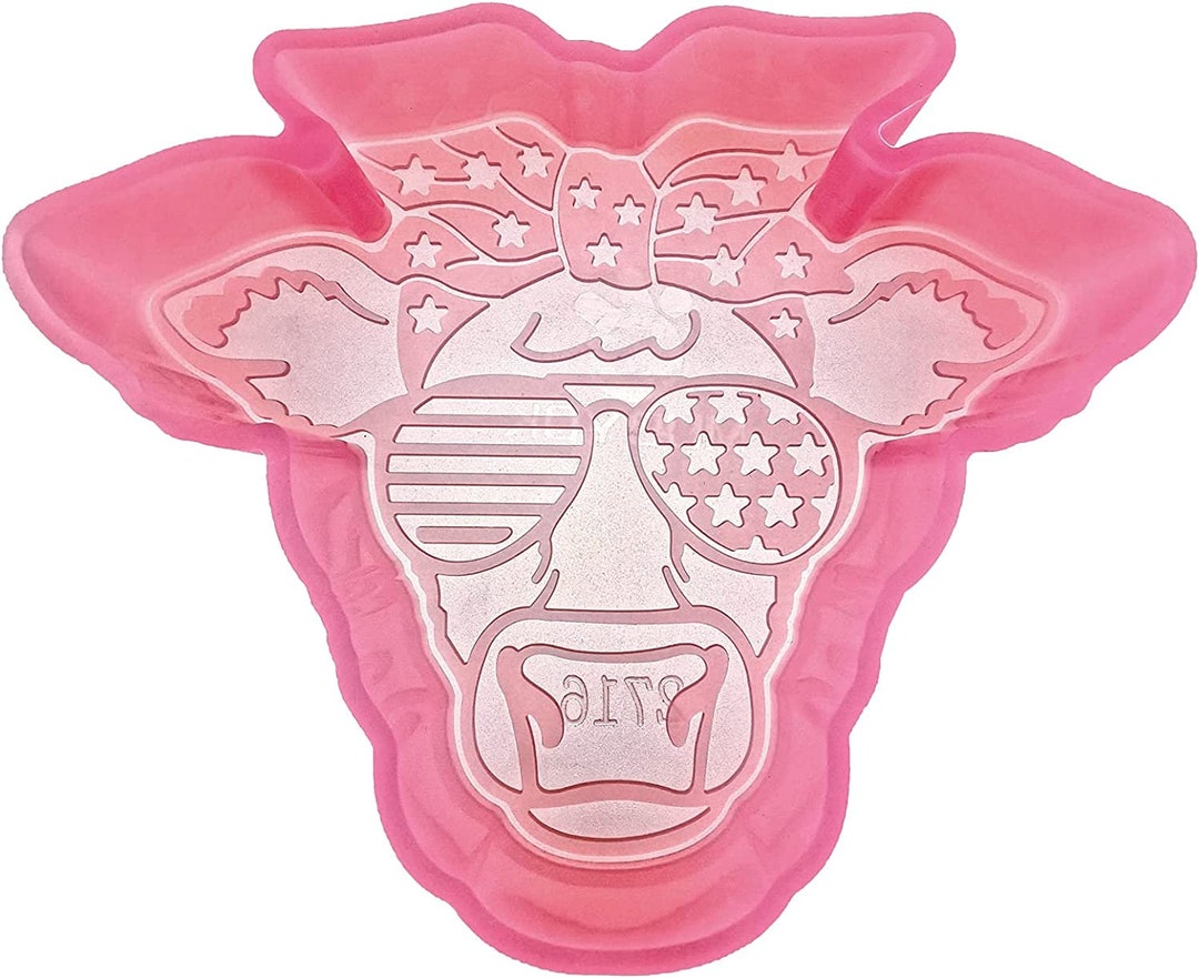 High Quality Highland Cow Glasses Silicone Mold for Aroma Beads and ...