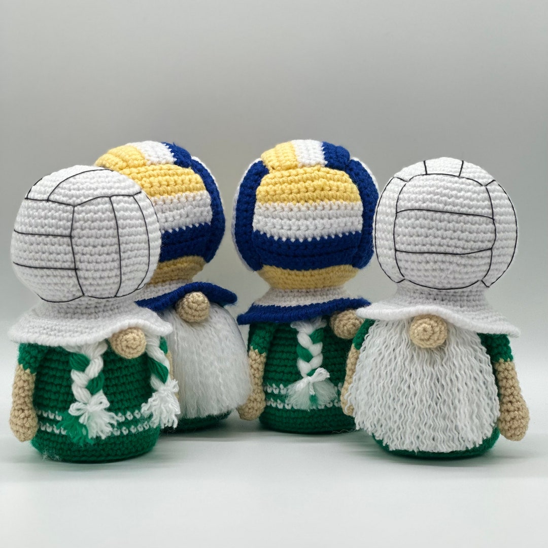 Crochet Pattern Volleyball Hat Gnome, Crochet Gnome Amigurumi Pattern ...