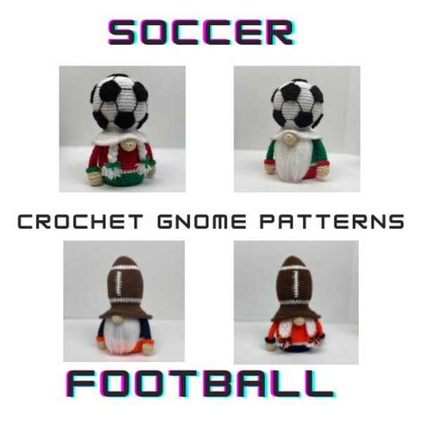 Football Gnome Sewing Pattern - Etsy