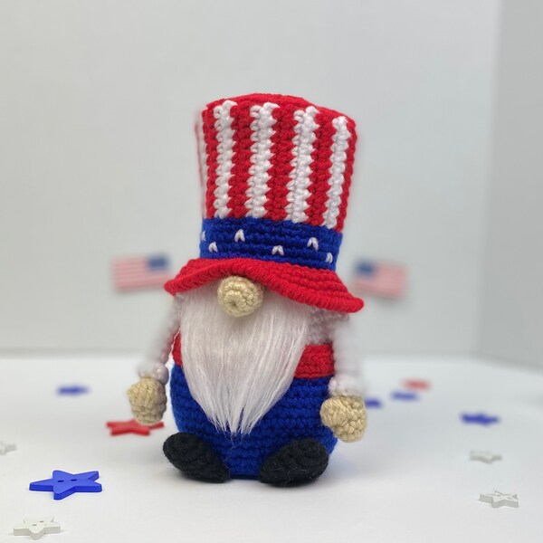 Crochet Uncle Sam - Etsy