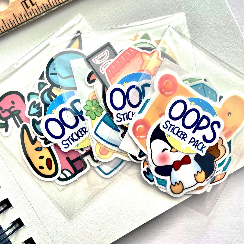 Oops Stickers - Etsy