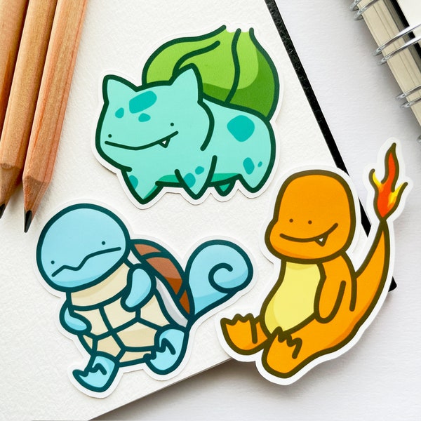 Kanto Starters - Etsy