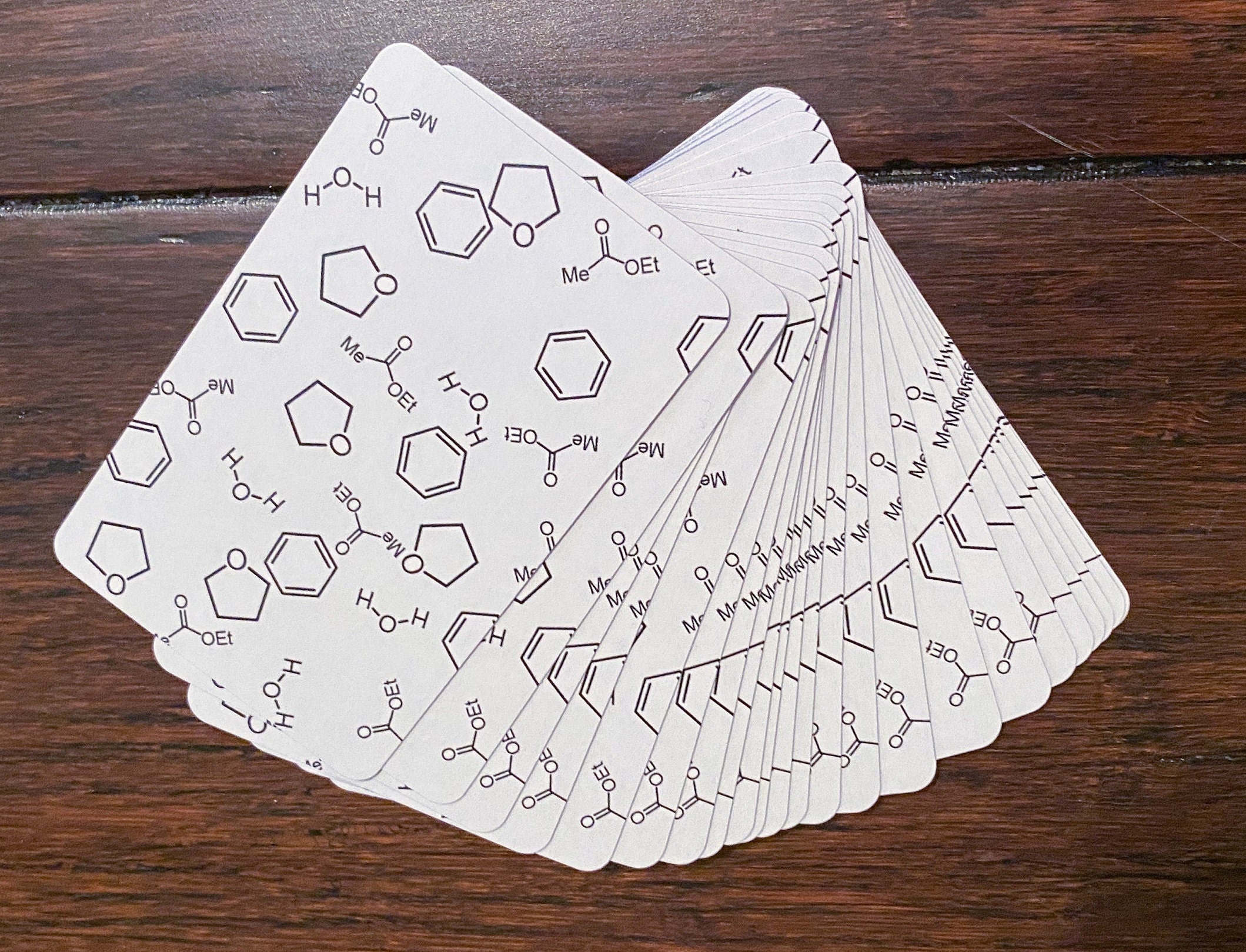 Chemistry Playing Cards - Etsy