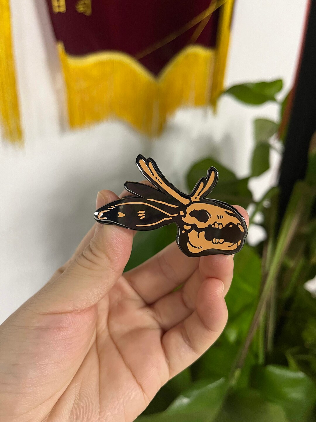 Jackalope Enamel Pin - Etsy