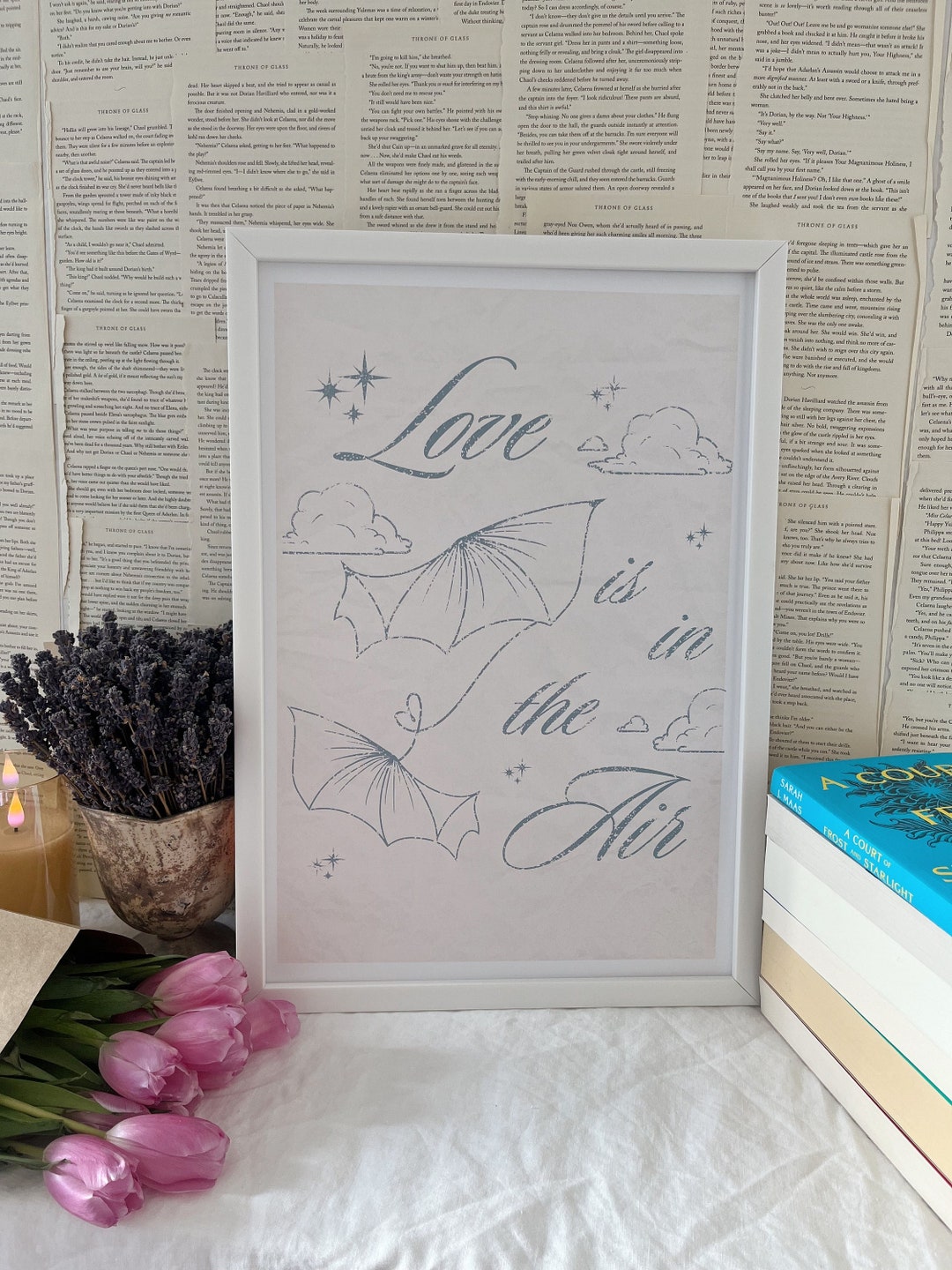 Love is in the Air ACOFAS Print - 13x19in - Etsy
