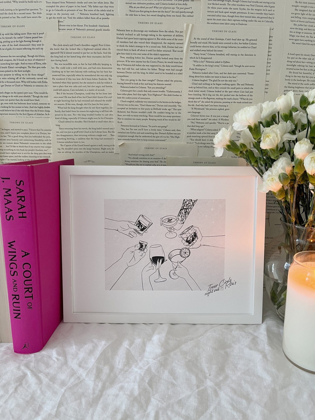 ACOTAR Inner Circle Rita's Print - 8.5x11in - Etsy