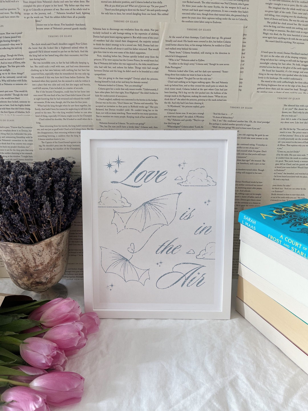 Love is in the Air ACOFAS Print 8.5x11in - Etsy