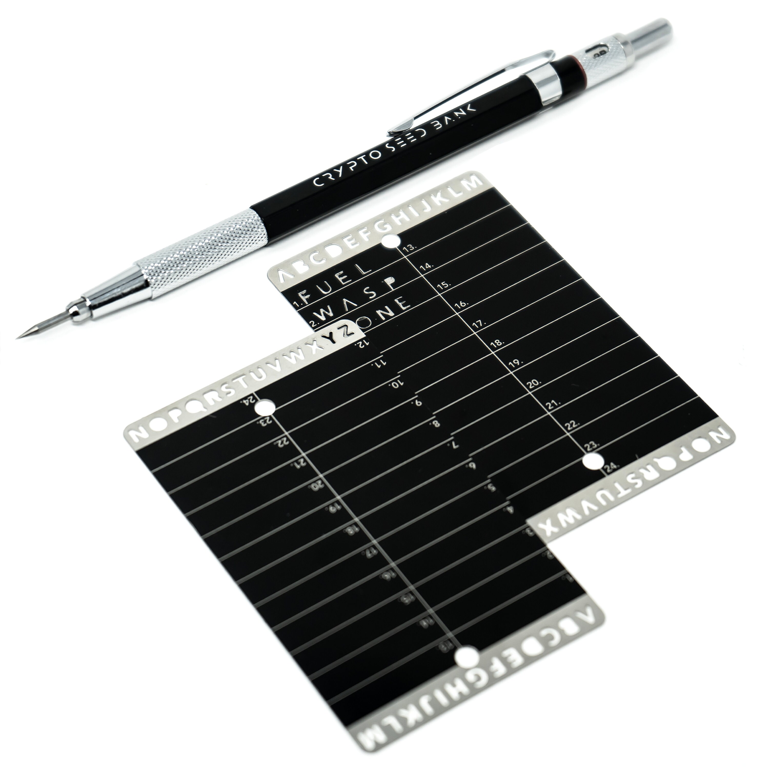 Crypto Seed Bank Steel Plates for Crypto Seed Phrase Storage - Etsy Canada