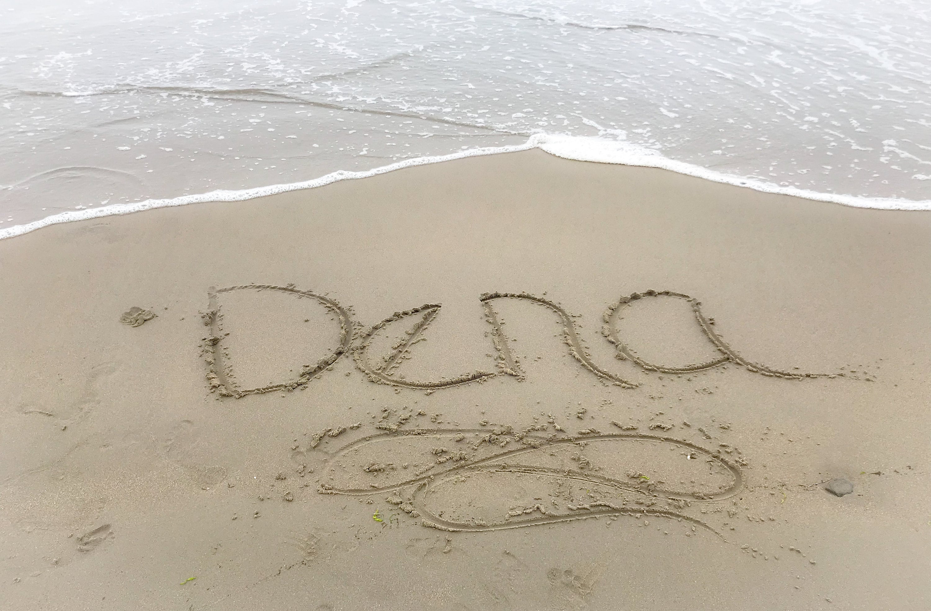 Custom Beach Cards With Names in the Sand - Etsy