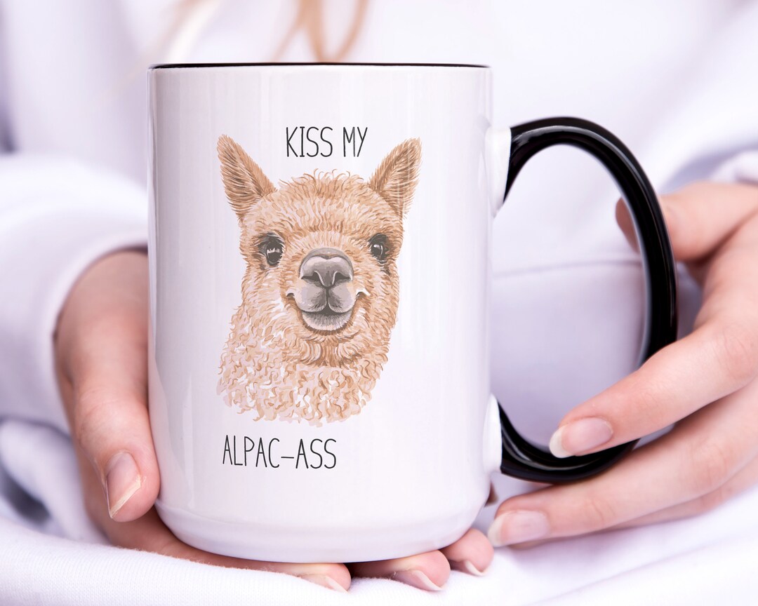 Kiss My Alpaca Gift Coffee Cup Tea Cup Alpaca Face Safari Gift for ...