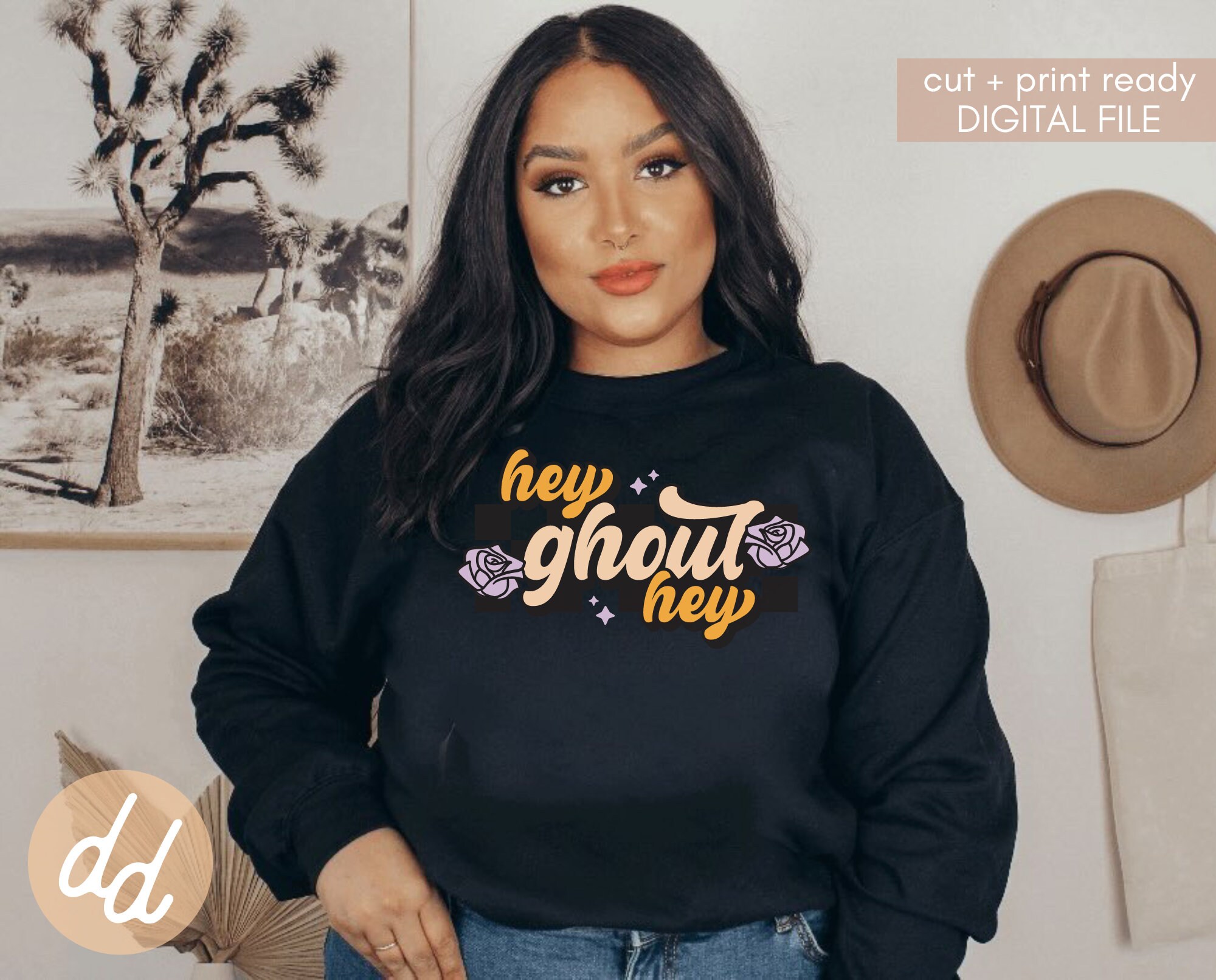 Hey Ghoul Hey SVG PNG Bundle Retro Cute Halloween SVG - Etsy