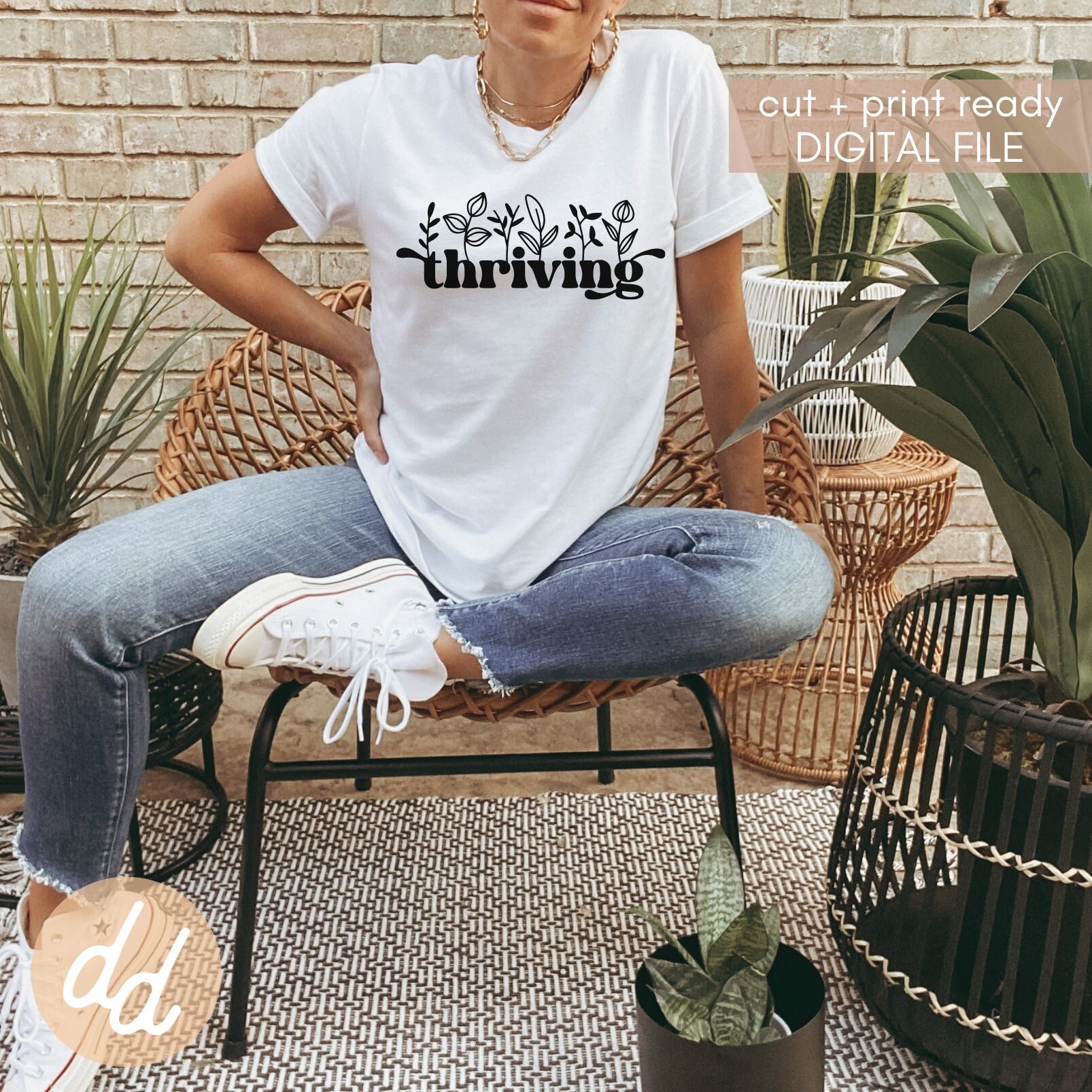 Thriving SVG Cut File Affirmations SVG Positive Quote SVG - Etsy UK