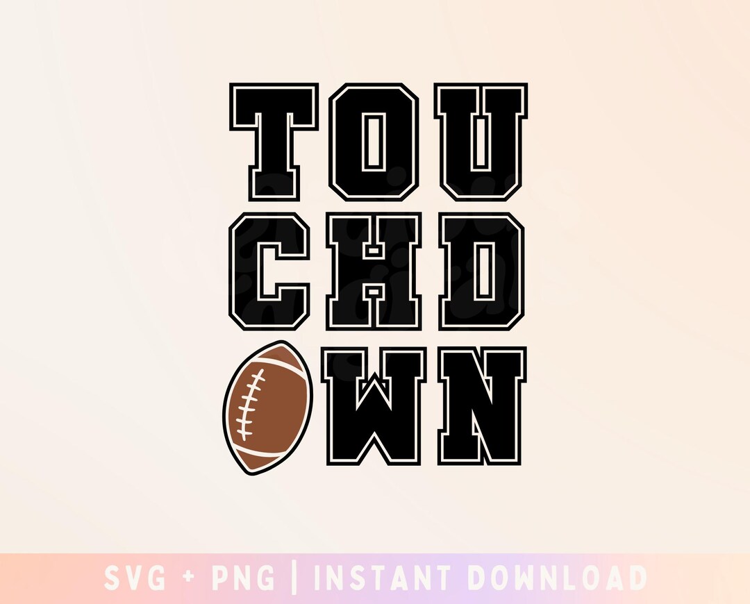 Football SVG - Touchdown SVG - Friday Night Lights Svg - Commercial Use ...