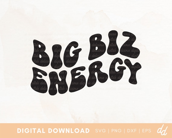 Big Biz Energy SVG Small Business Owner SVG Small Business - Etsy