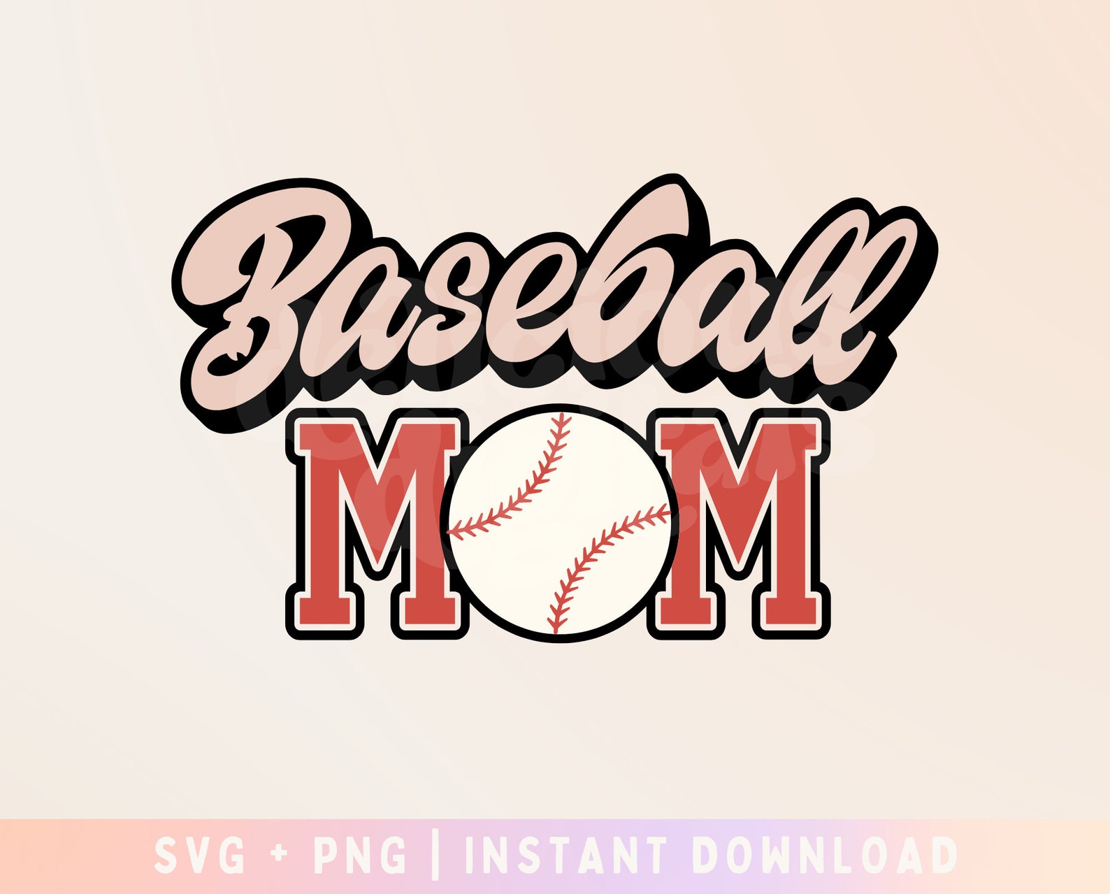 Baseball Mom SVG - Game Day Quote - Sports Mama - Commercial Use ...