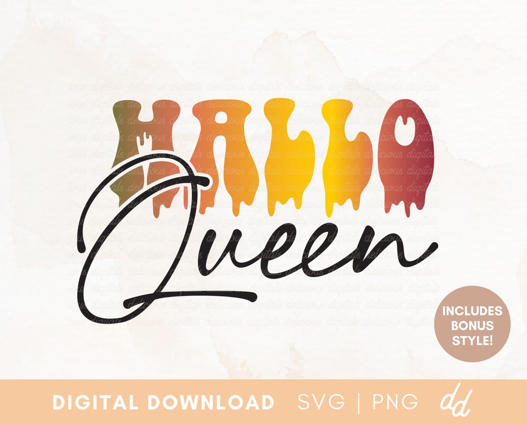 Halloqueen SVG Cut File - Pumpkin Queen - Funny Halloween Svg ...