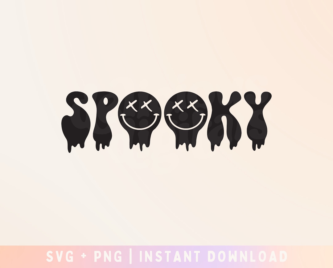 Spooky Retro SVG Cut File - Spooky Vibes - Funny Halloween Svg ...