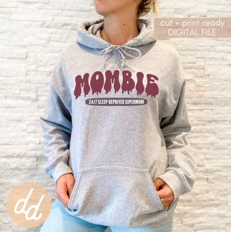 Mombie SVG Cut File Spooky Vibes Funny Halloween Svg - Etsy