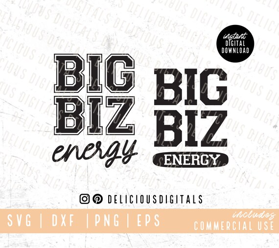Big Biz Energy SVG Small Business Owner SVG Small Business - Etsy