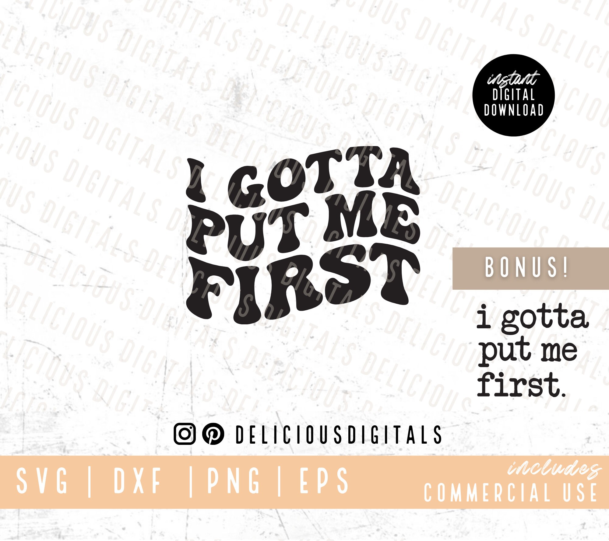 I Gotta Put Me First SVG Cut File Affirmations SVG Positive - Etsy