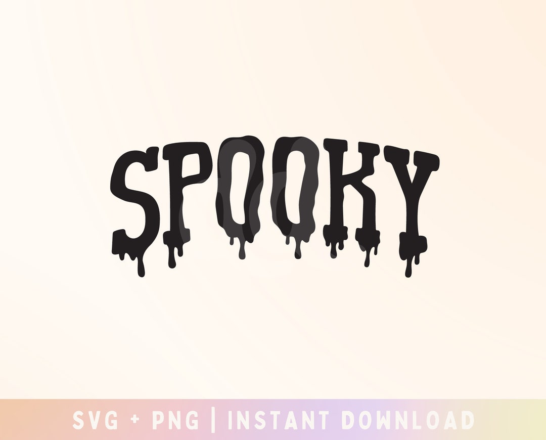 Spooky Drip Varsity Halloween SVG PNG Bundle Drip Spooky Checkered SVG ...
