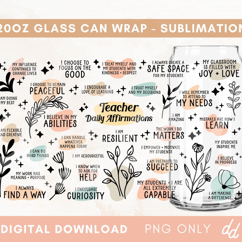 Teacher Affirmations - Etsy