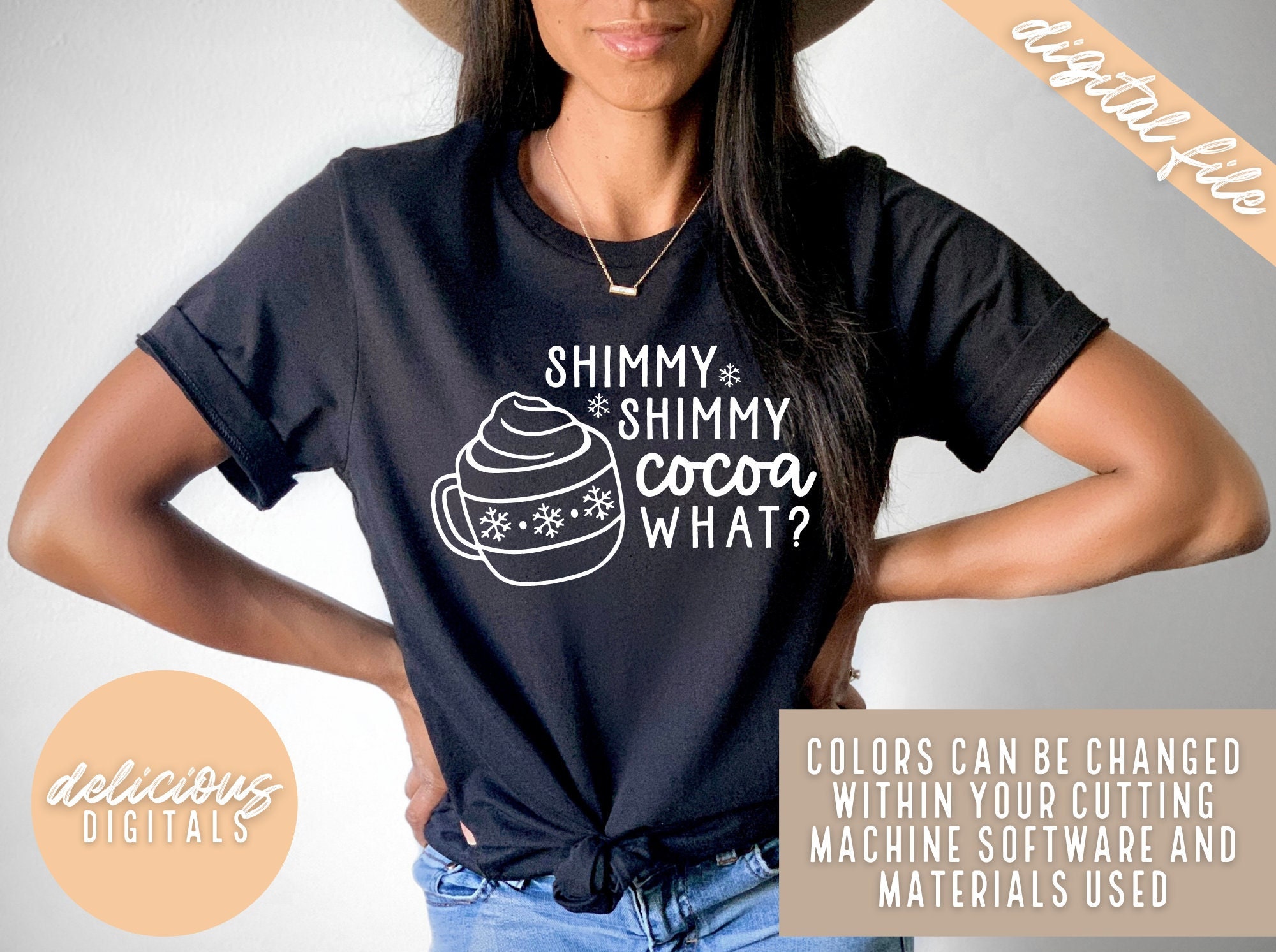 Shimmy Shimmy Cocoa What SVG Hot Cocoa Svg Christmas Shirt - Etsy
