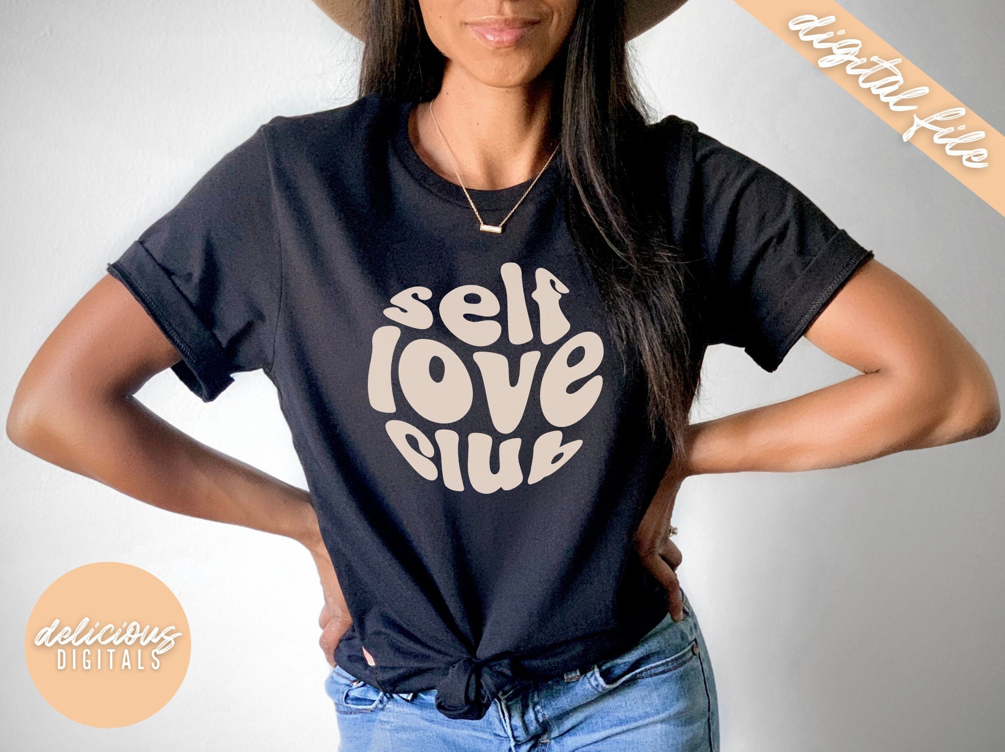 Self Love Club SVG Valentines Day SVG PNG Commercial Use - Etsy