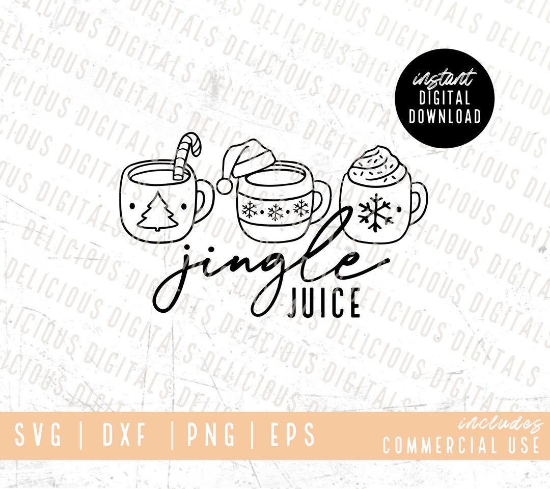 Christmas Drinking SVG, Jingle Juice Svg, Christmas Drinks Svg, Funny ...
