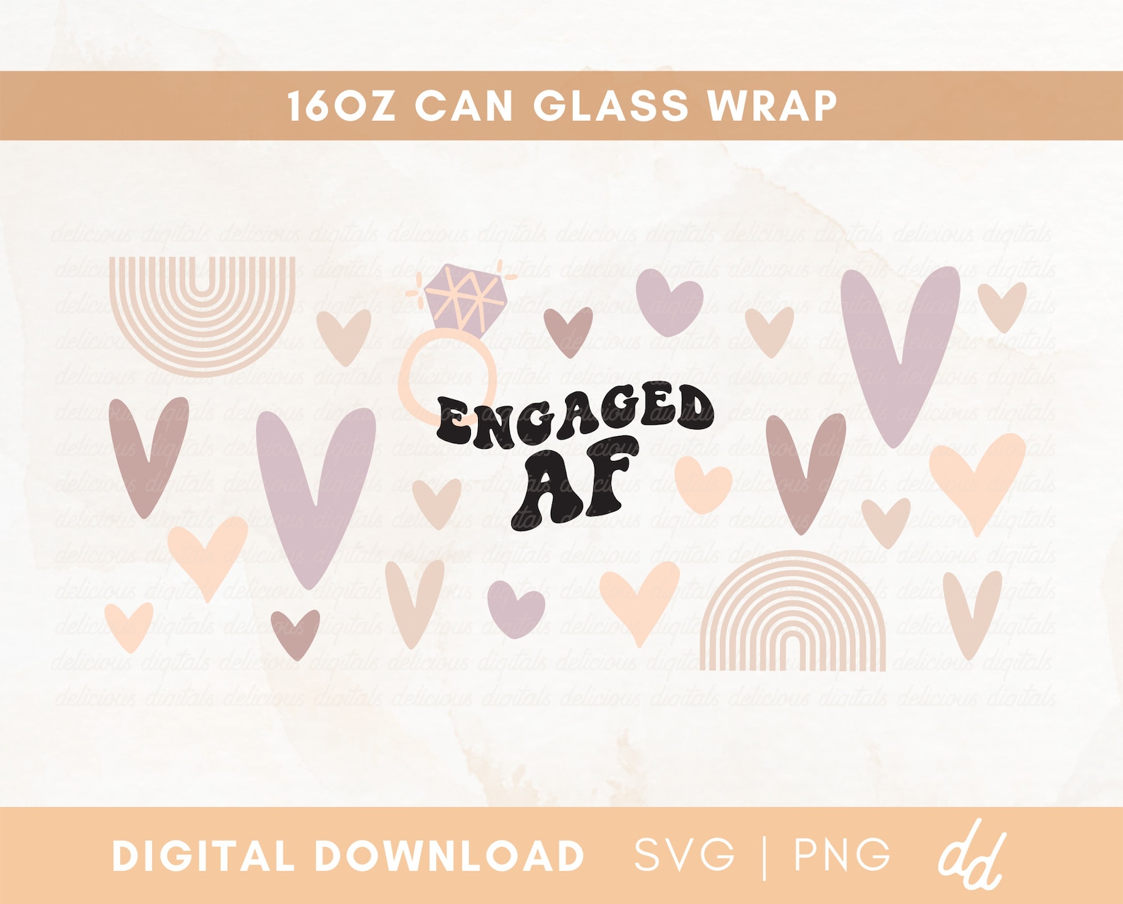 Engaged AF SVG Bride Svg Bride Glass Can Libbey | Etsy